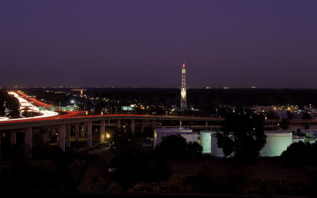 KXTV Channel 10 Broadcast Tower - Nacht & Lewis